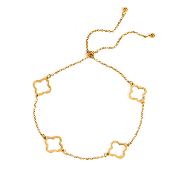 Clover Extra Length Adjustable Anklet – James Jewellery