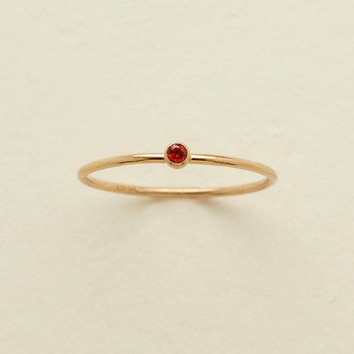 Gold Birthstone Stack Ring – James Jewellery