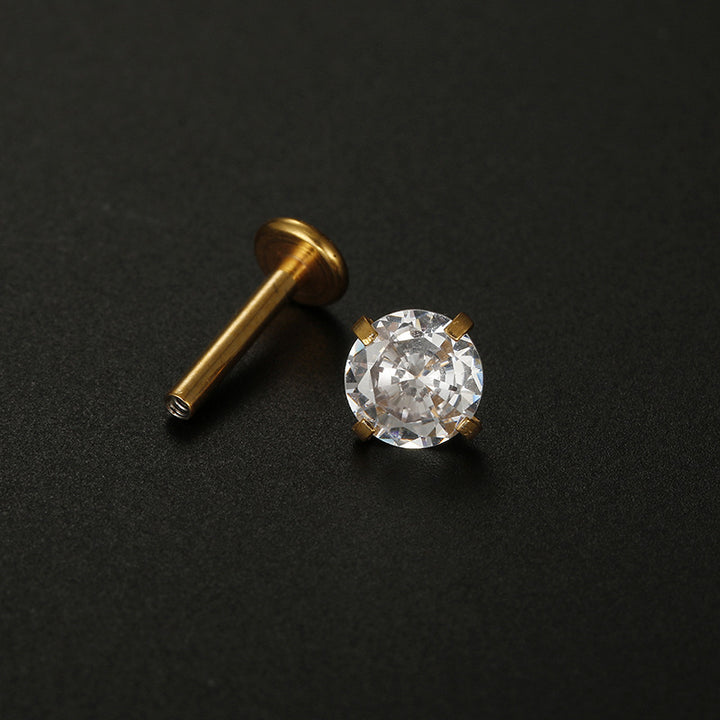 Single Flat Back Studs – James Jewellery