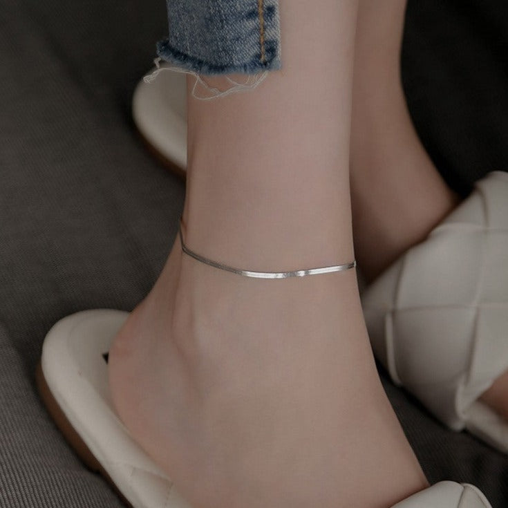 Super Skinny Snake Anklet – James Jewellery