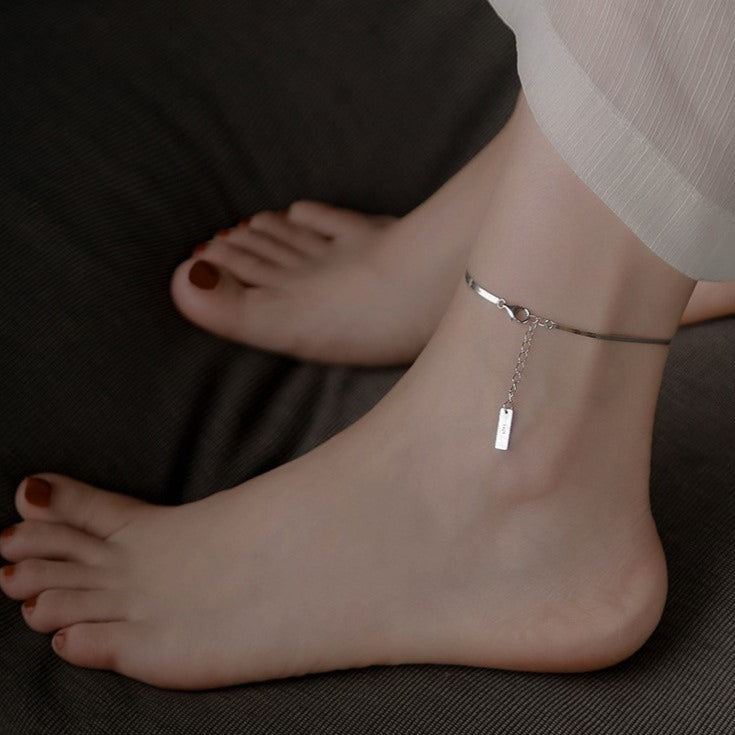 Super Skinny Snake Anklet – James Jewellery